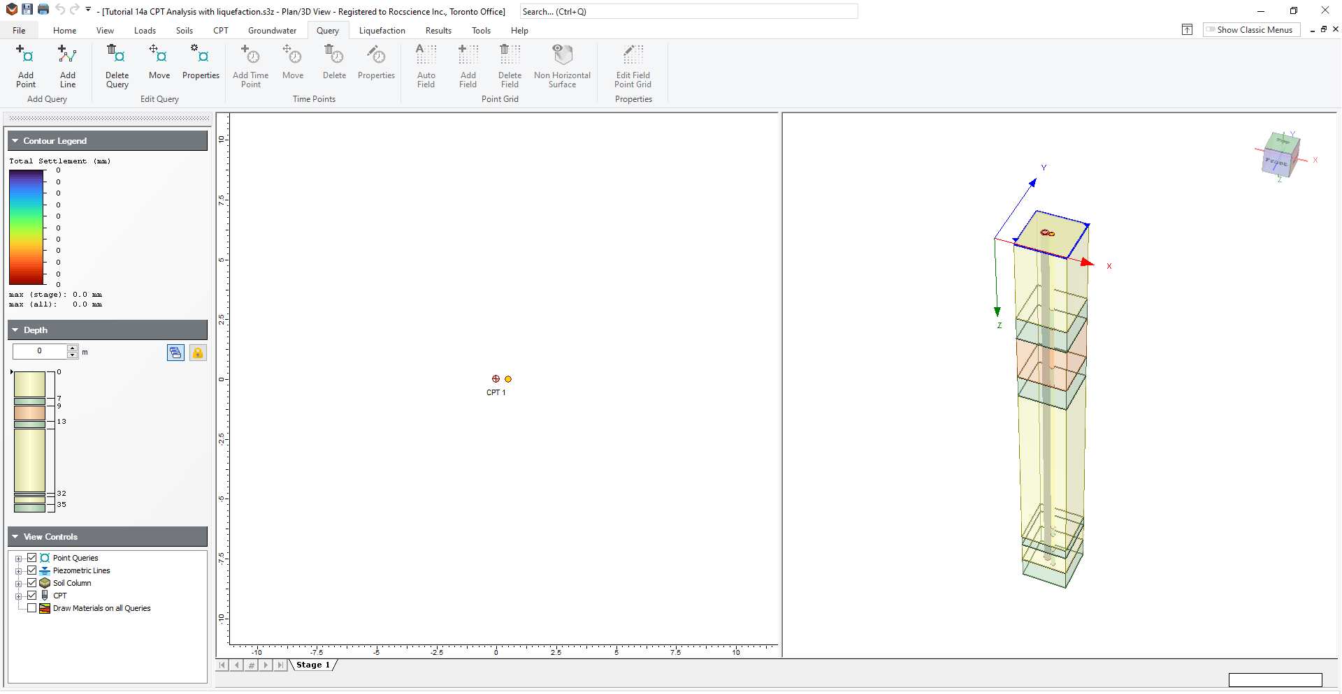 Settle3 Tutorials | 14a - Liquefaction analysis using CPT data